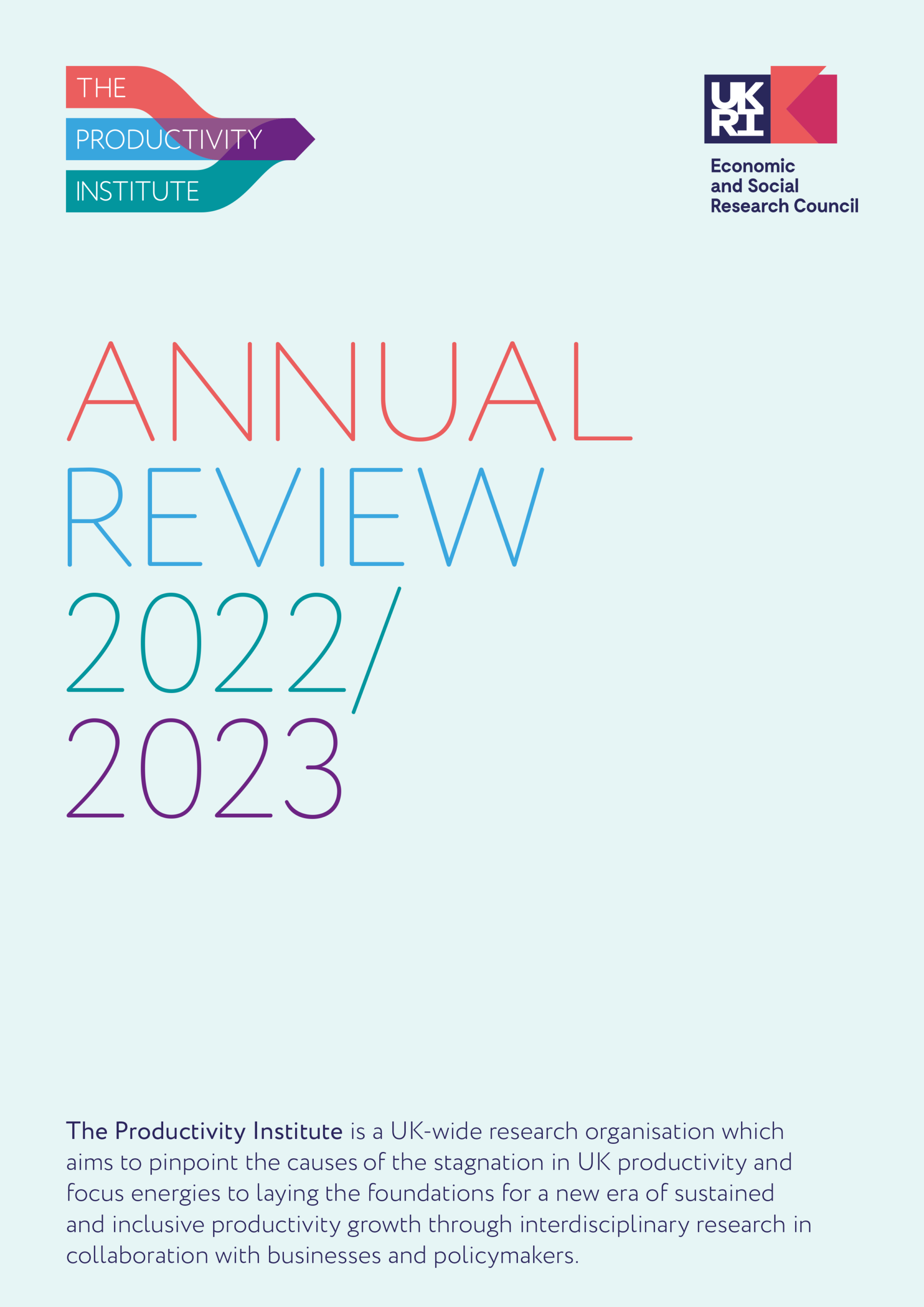 The Productivity Institute Annual Review 2022-23 - The Productivity ...