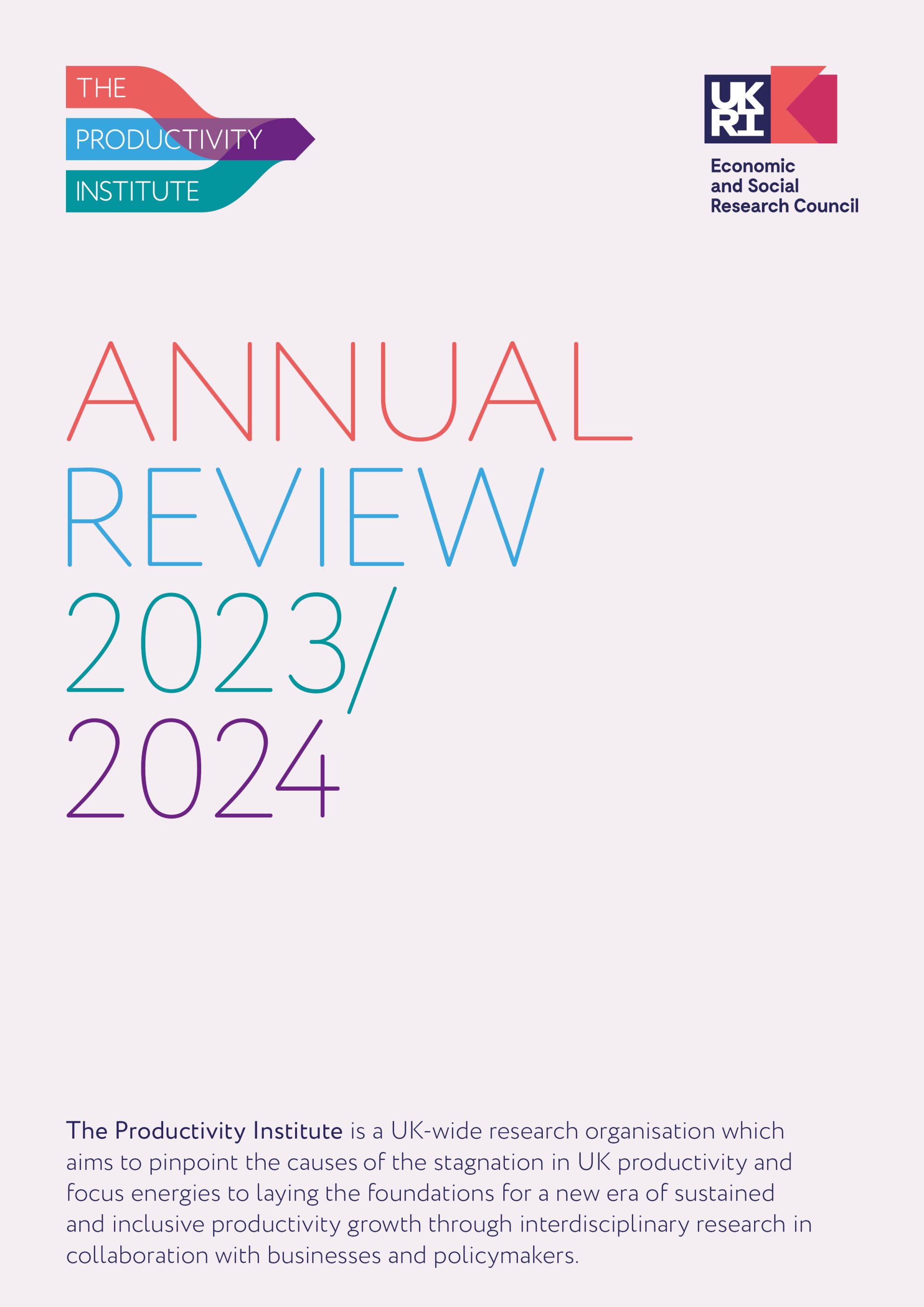 The Productivity Institute Annual Review 2023-24 - The Productivity ...